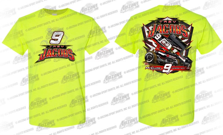 Flo Yellow Tee – Shop Trey Jacobs Racing